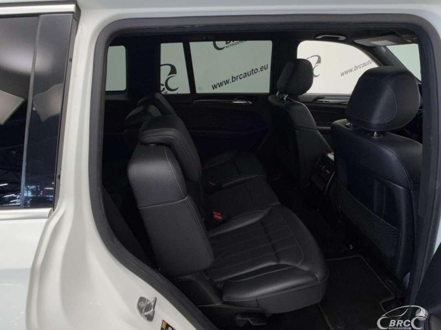 Белый Мерседес GLS 450 2019 в Вильнюс, объемом двигателя 3.00 л и пробегом 209 тыс. км за 26900 €, фото 13 на AUTOMOTO.COM.LV