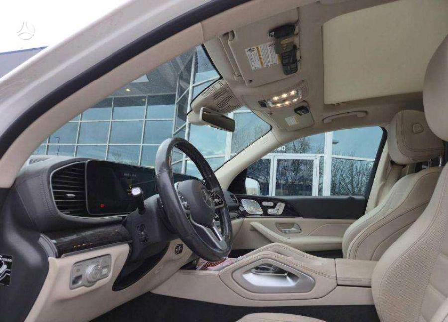 Белый Мерседес GLS 450 2020 в Каунас, объемом двигателя 0.00 л и пробегом 188 тыс. км за 33700 €, фото 9 на AUTOMOTO.COM.LV
