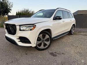 White Mercedes-Benz GLS 450 2020 in Alytus, with an engine capacity of 3.00 L and mileage of 187 thousand km for 31999 €, photo  on AUTOMOTO.COM.LV