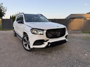 White Mercedes-Benz GLS 450 2020 in Alytus, with an engine capacity of 3.00 L and mileage of 187 thousand km for 31999 €, photo 4 on AUTOMOTO.COM.LV
