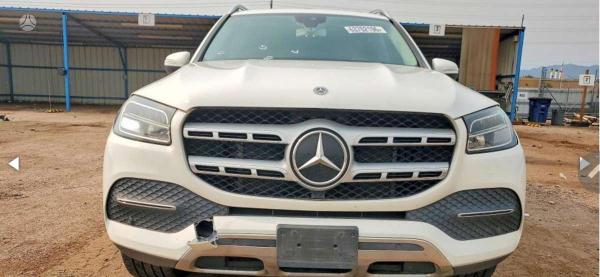 Balts Mercedes-Benz GLS 450 2020 Kauņa, ar dzinēja tilpumu 3.00 L un nobraukumu 92 tūkst. km par 31500 €, foto 4 vietnē AUTOMOTO.COM.LV
