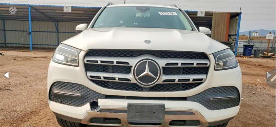 Balts Mercedes-Benz GLS 450 2020 Kauņa, ar dzinēja tilpumu 3.00 L un nobraukumu 92 tūkst. km par 31500 €, foto 4 vietnē AUTOMOTO.COM.LV