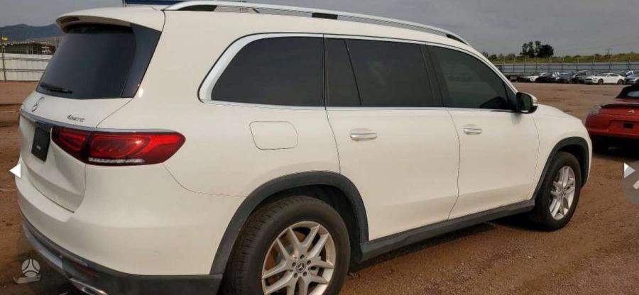 Balts Mercedes-Benz GLS 450 2020 Kauņa, ar dzinēja tilpumu 3.00 L un nobraukumu 92 tūkst. km par 31500 €, foto 6 vietnē AUTOMOTO.COM.LV