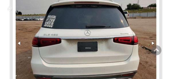 Balts Mercedes-Benz GLS 450 2020 Kauņa, ar dzinēja tilpumu 3.00 L un nobraukumu 92 tūkst. km par 31500 €, foto 7 vietnē AUTOMOTO.COM.LV