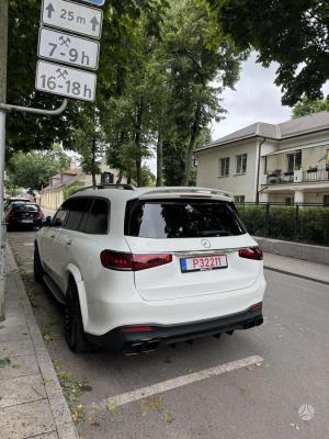 White Mercedes-Benz GLS 450 2021 in Vilnius, with an engine capacity of 0.00 L and mileage of 170 thousand km for 60000 €, photo 3 on AUTOMOTO.COM.LV
