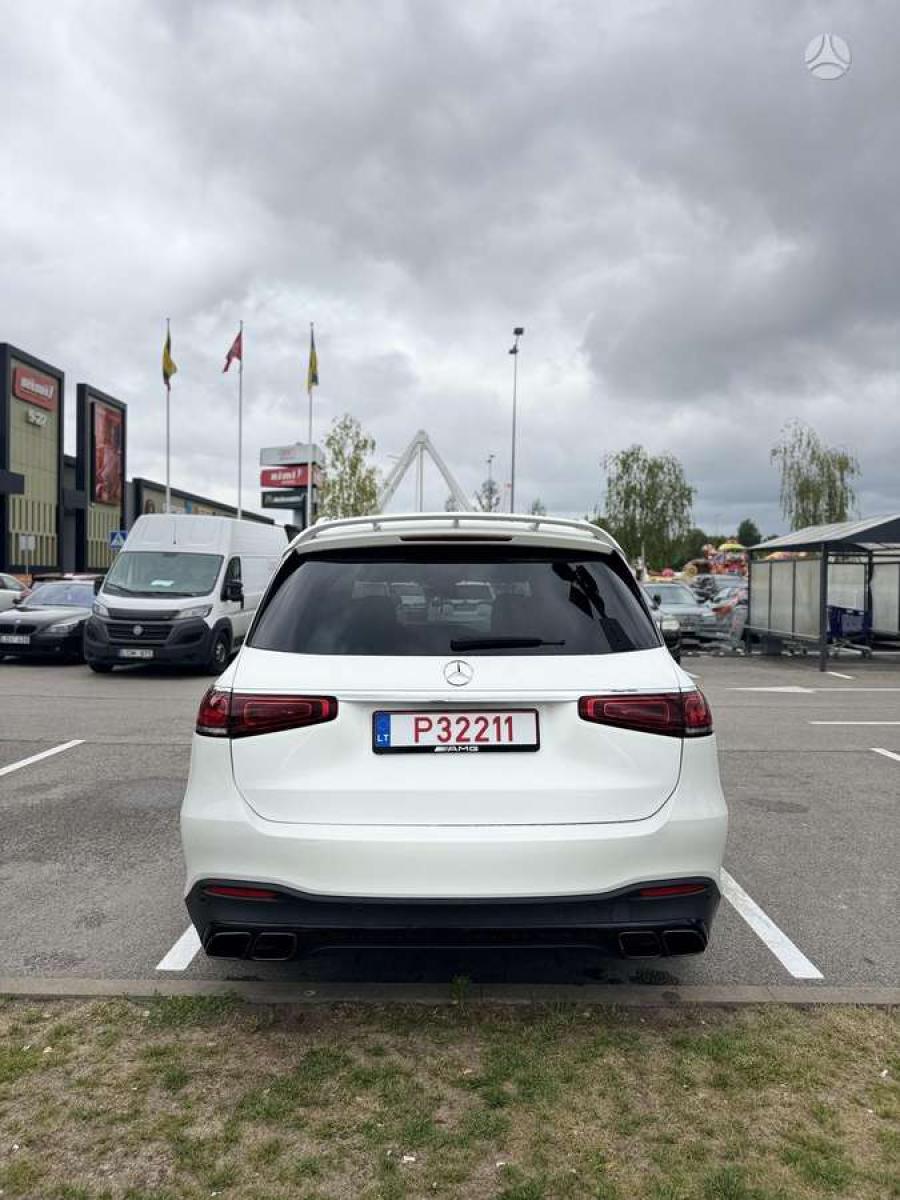 White Mercedes-Benz GLS 450 2021 in Vilnius, with an engine capacity of 0.00 L and mileage of 170 thousand km for 60000 €, photo 4 on AUTOMOTO.COM.LV