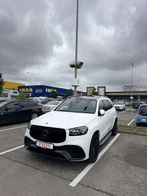 White Mercedes-Benz GLS 450 2021 in Vilnius, with an engine capacity of 0.00 L and mileage of 170 thousand km for 60000 €, photo 5 on AUTOMOTO.COM.LV