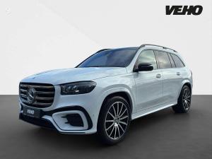 Balts Mercedes-Benz GLS 450 2026 Viļņa, ar dzinēja tilpumu 2.99 L un nobraukumu 15 tūkst. km par 113500 €, foto  vietnē AUTOMOTO.COM.LV