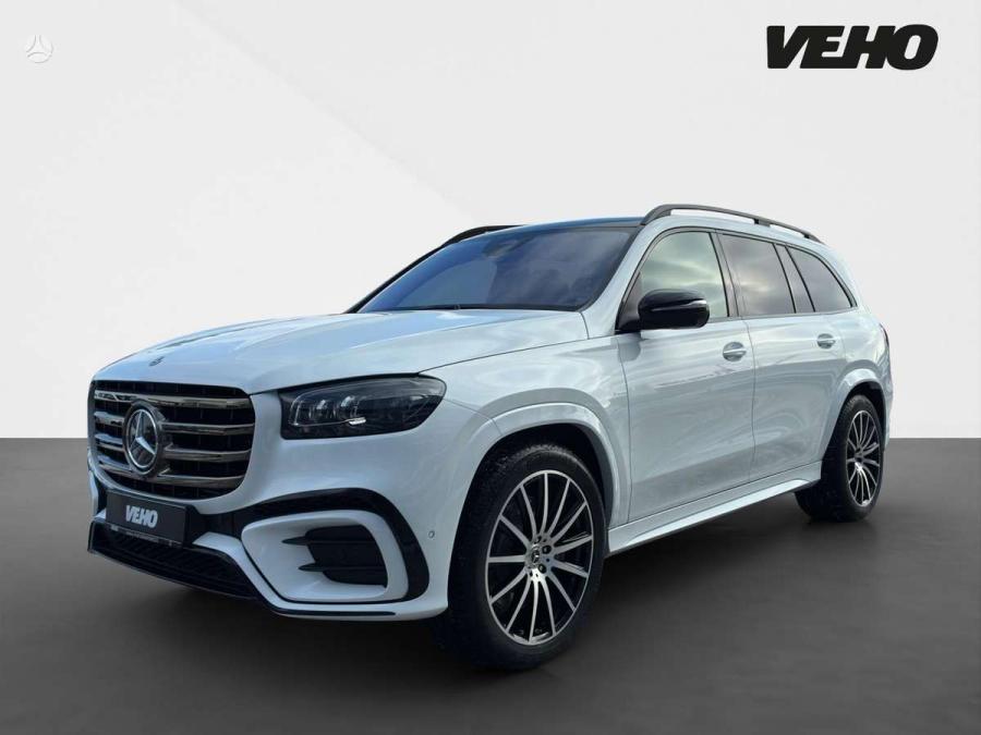 Белый Мерседес GLS 450 2026 в Вильнюс, объемом двигателя 2.99 л и пробегом 15 тыс. км за 113500 €, фото 1 на AUTOMOTO.COM.LV