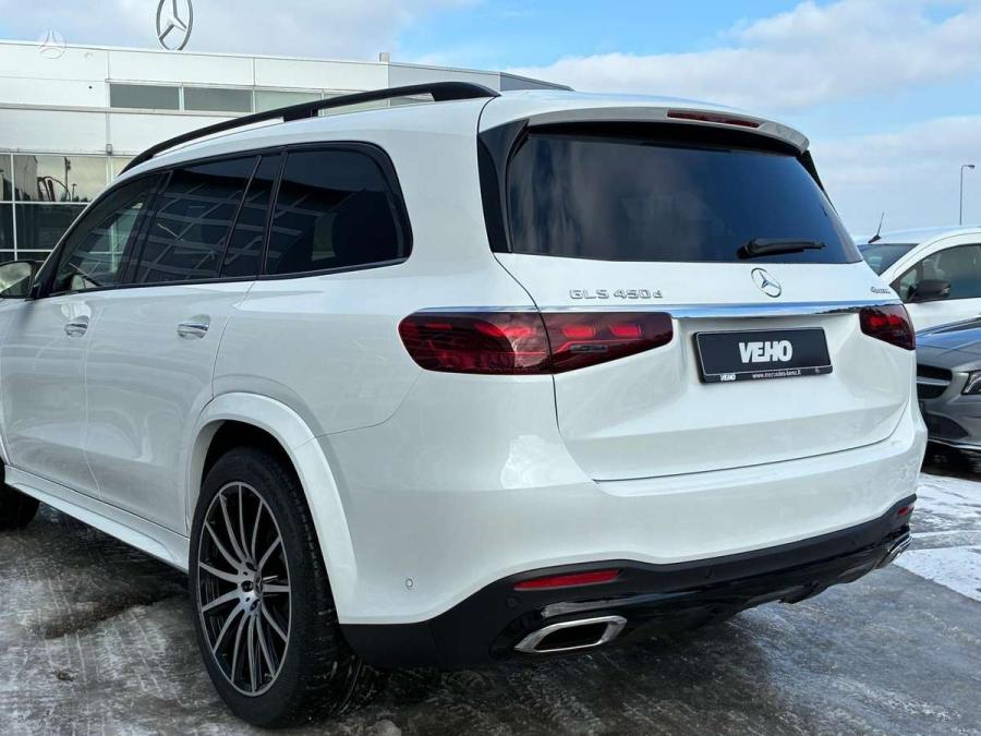 Белый Мерседес GLS 450 2026 в Вильнюс, объемом двигателя 2.99 л и пробегом 15 тыс. км за 113500 €, фото 11 на AUTOMOTO.COM.LV