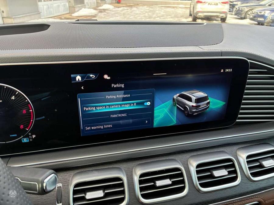 Белый Мерседес GLS 450 2026 в Вильнюс, объемом двигателя 2.99 л и пробегом 15 тыс. км за 113500 €, фото 23 на AUTOMOTO.COM.LV