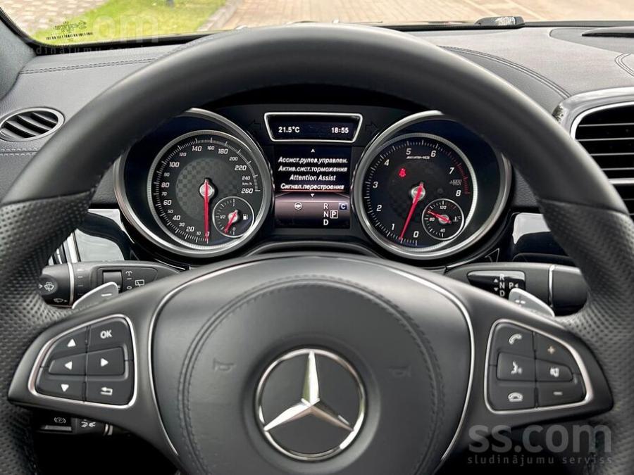 Black Mercedes-Benz GLS 500 2017 in Riga, with an engine capacity of 4.70 L and mileage of 189 thousand km for 28950 €, photo 21 on AUTOMOTO.COM.LV