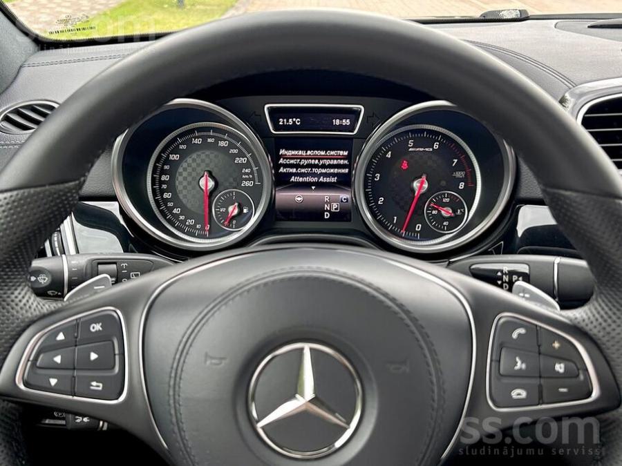 Black Mercedes-Benz GLS 500 2017 in Riga, with an engine capacity of 4.70 L and mileage of 189 thousand km for 28950 €, photo 22 on AUTOMOTO.COM.LV