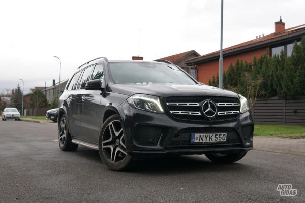 Черный Мерседес GLS 550 2017 в Каунас, объемом двигателя 4.70 л и пробегом 181 тыс. км за 19999 €, фото 3 на AUTOMOTO.COM.LV
