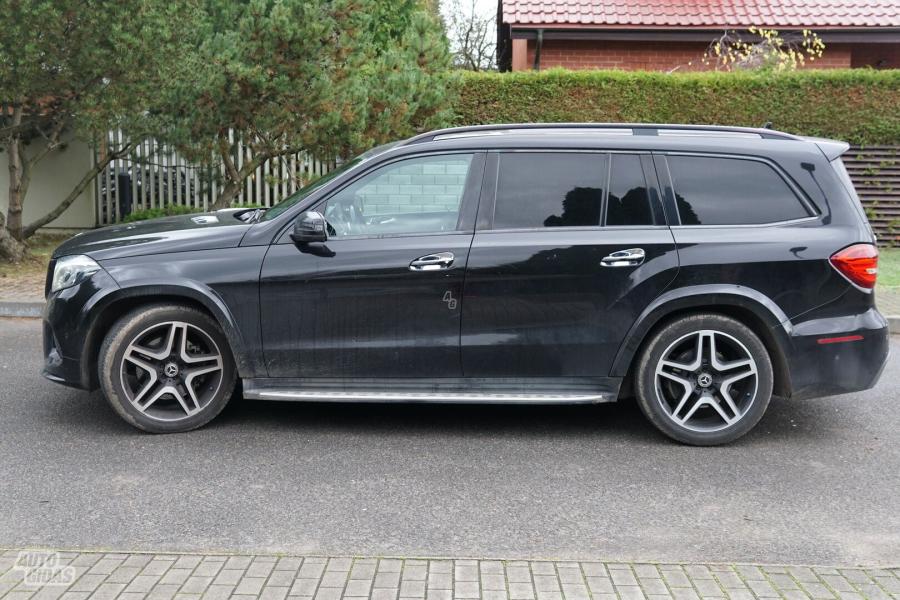 Melns Mercedes-Benz GLS 550 2017 Kauņa, ar dzinēja tilpumu 4.70 L un nobraukumu 181 tūkst. km par 19999 €, foto 19 vietnē AUTOMOTO.COM.LV