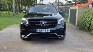 Melns Mercedes-Benz GLS 550 2017 Šauļi, ar dzinēja tilpumu 4.66 L un nobraukumu 200 tūkst. km par 33900 €, foto  vietnē AUTOMOTO.COM.LV