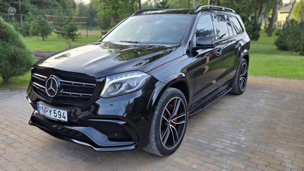 Melns Mercedes-Benz GLS 550 2017 Šauļi, ar dzinēja tilpumu 4.66 L un nobraukumu 200 tūkst. km par 33900 €, foto 4 vietnē AUTOMOTO.COM.LV