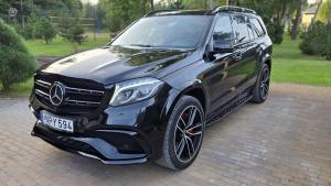 Черный Мерседес GLS 550 2017 в Шяуляй, объемом двигателя 4.66 л и пробегом 200 тыс. км за 33900 €, фото 4 на AUTOMOTO.COM.LV
