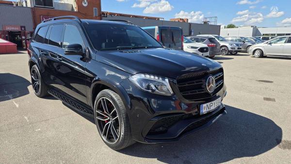 Melns Mercedes-Benz GLS 550 2017 Šauļi, ar dzinēja tilpumu 4.66 L un nobraukumu 200 tūkst. km par 33900 €, foto 8 vietnē AUTOMOTO.COM.LV