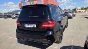Черный Мерседес GLS 550 2017 в Шяуляй, объемом двигателя 4.66 л и пробегом 200 тыс. км за 33900 €, фото 12 на AUTOMOTO.COM.LV