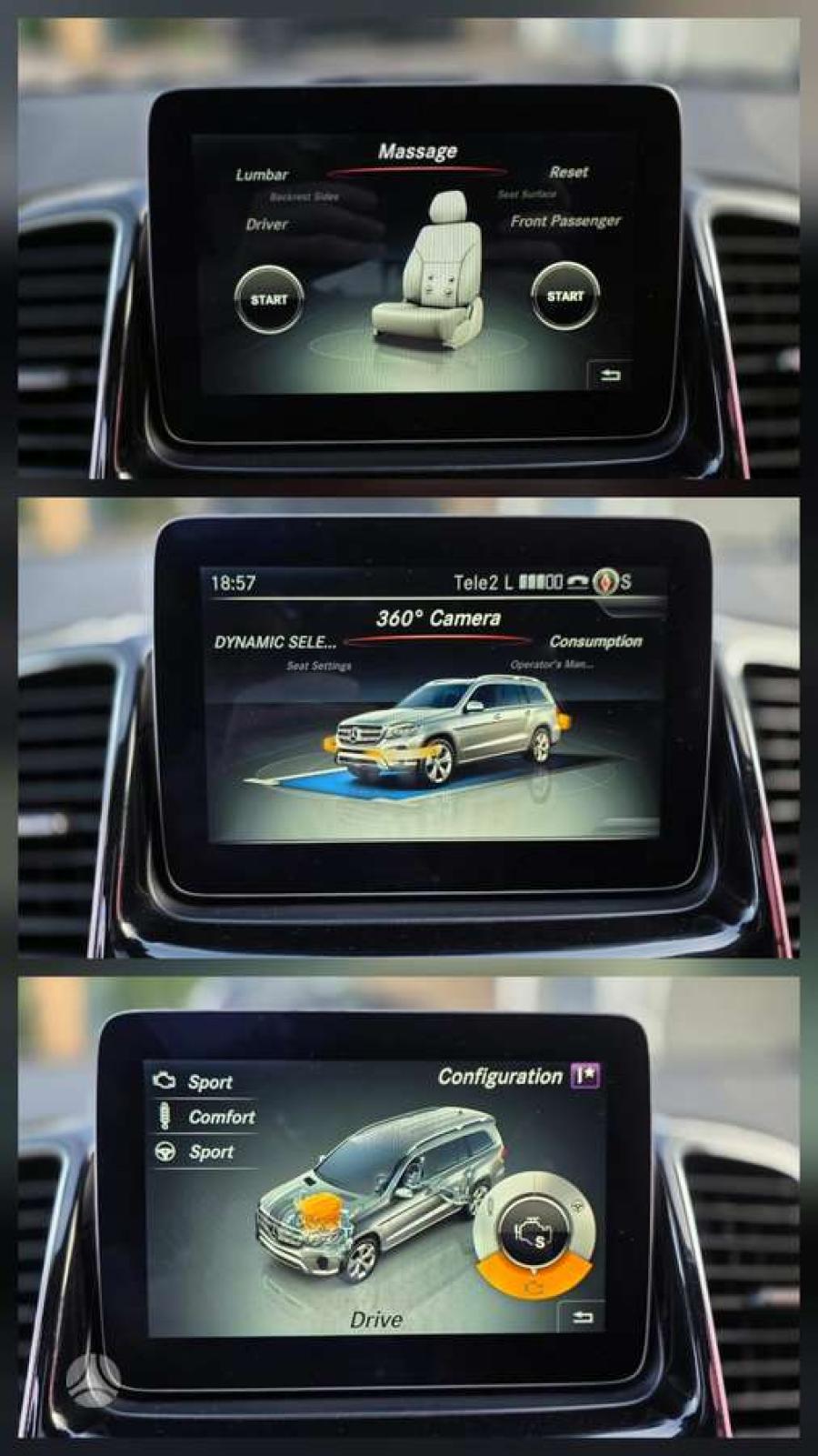 Черный Мерседес GLS 550 2017 в Шяуляй, объемом двигателя 4.66 л и пробегом 200 тыс. км за 33900 €, фото 38 на AUTOMOTO.COM.LV