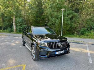 Melns Mercedes-Benz GLS 550 2017 Klaipėda, ar dzinēja tilpumu 4.66 L un nobraukumu 236 tūkst. km par 28700 €, foto  vietnē AUTOMOTO.COM.LV