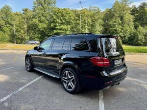 Melns Mercedes-Benz GLS 550 2017 Klaipėda, ar dzinēja tilpumu 4.66 L un nobraukumu 236 tūkst. km par 28700 €, foto 8 vietnē AUTOMOTO.COM.LV