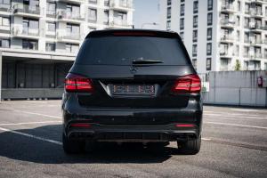 Черный Мерседес GLS 550 2018 в Вильнюс, объемом двигателя 4.70 л и пробегом 177 тыс. км за 38950 €, фото 9 на AUTOMOTO.COM.LV
