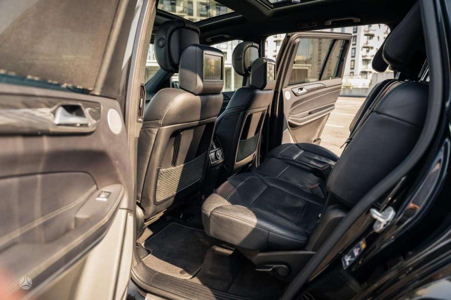 Черный Мерседес GLS 550 2018 в Вильнюс, объемом двигателя 4.70 л и пробегом 177 тыс. км за 38950 €, фото 30 на AUTOMOTO.COM.LV
