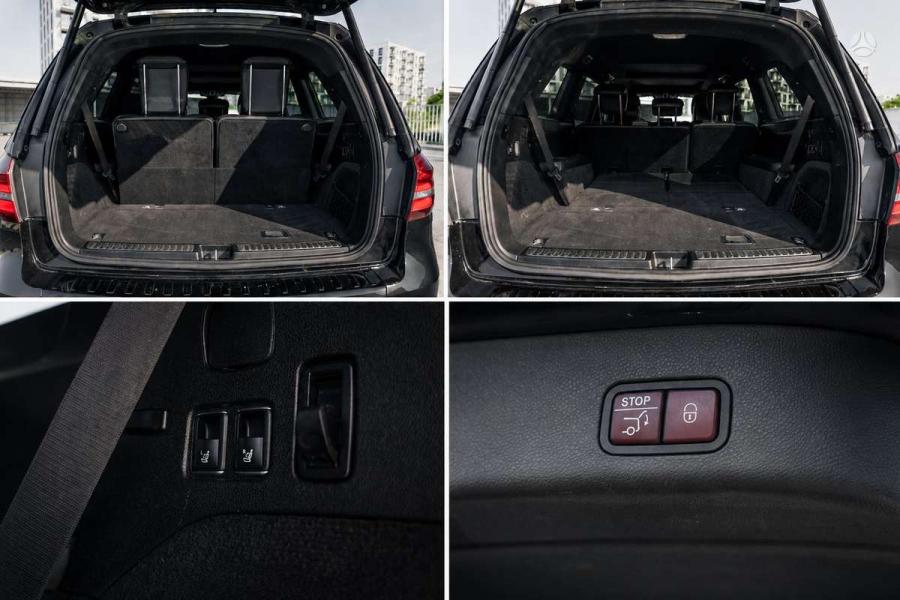 Черный Мерседес GLS 550 2018 в Вильнюс, объемом двигателя 4.70 л и пробегом 177 тыс. км за 38950 €, фото 34 на AUTOMOTO.COM.LV