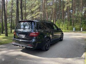 Black Mercedes-Benz GLS 550 2018 in Vilnius, with an engine capacity of 4.70 L and mileage of 177 thousand km for 32900 €, photo 14 on AUTOMOTO.COM.LV