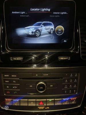 Black Mercedes-Benz GLS 550 2018 in Vilnius, with an engine capacity of 4.70 L and mileage of 177 thousand km for 32900 €, photo 47 on AUTOMOTO.COM.LV