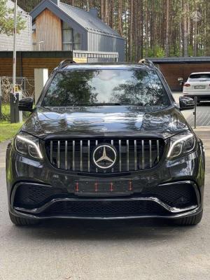 Черный Мерседес GLS 550 2018 в Вильнюс, объемом двигателя 4.70 л и пробегом 179 тыс. км за 32900 €, фото 3 на AUTOMOTO.COM.LV