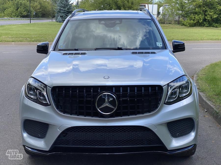 Pelēks Mercedes-Benz GLS 550 2017 Viļņa, ar dzinēja tilpumu 4.70 L un nobraukumu 176 tūkst. km par 28000 €, foto 1 vietnē AUTOMOTO.COM.LV