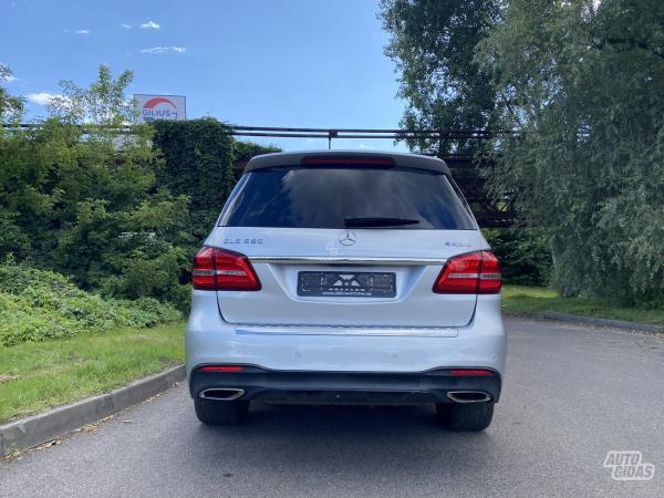 Grey Mercedes-Benz GLS 550 2017 in Vilnius, with an engine capacity of 4.70 L and mileage of 176 thousand km for 28000 €, photo 7 on AUTOMOTO.COM.LV