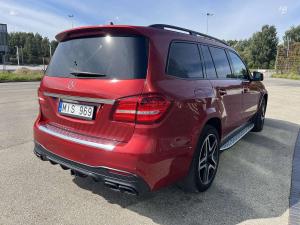Красный Мерседес GLS 550 2018 в Шяуляй, объемом двигателя 4.66 л и пробегом 89 тыс. км за 37000 €, фото 6 на AUTOMOTO.COM.LV