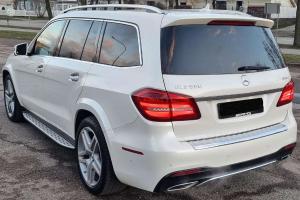 White Mercedes-Benz GLS 550 2017 in Siauliai, with an engine capacity of 4.66 L and mileage of 215 thousand km for 24000 €, photo 4 on AUTOMOTO.COM.LV