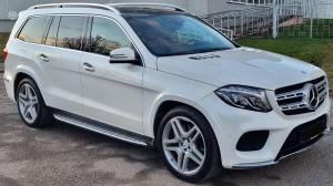 White Mercedes-Benz GLS 550 2017 in Siauliai, with an engine capacity of 4.66 L and mileage of 215 thousand km for 24000 €, photo 5 on AUTOMOTO.COM.LV