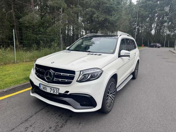Balts Mercedes-Benz GLS 550 2017 Kauņa, ar dzinēja tilpumu 4.66 L un nobraukumu 334 tūkst. km par 23000 €, foto 1 vietnē AUTOMOTO.COM.LV