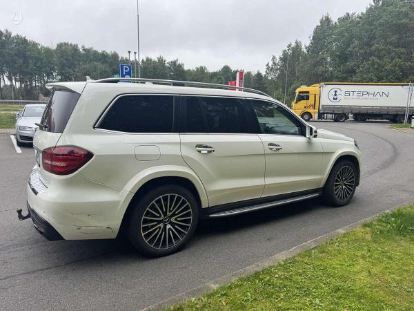 Balts Mercedes-Benz GLS 550 2017 Kauņa, ar dzinēja tilpumu 4.66 L un nobraukumu 334 tūkst. km par 23000 €, foto 5 vietnē AUTOMOTO.COM.LV