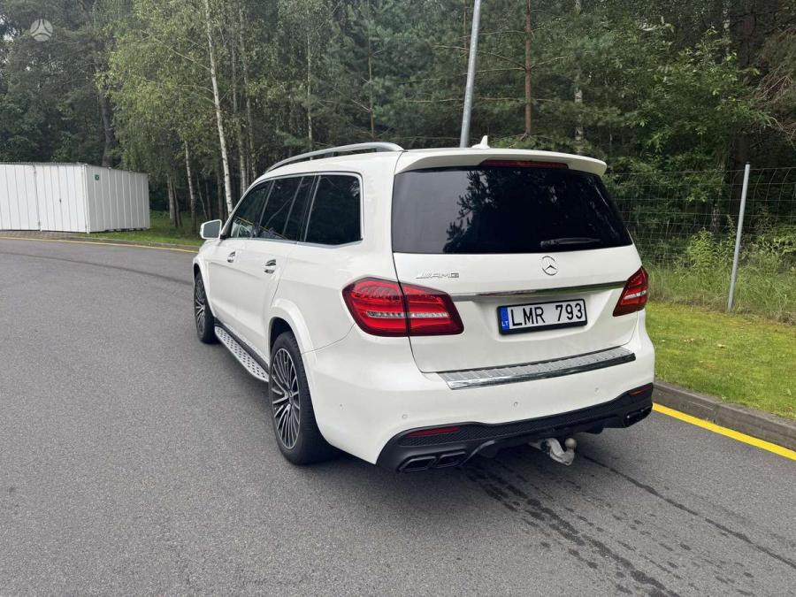 Balts Mercedes-Benz GLS 550 2017 Kauņa, ar dzinēja tilpumu 4.66 L un nobraukumu 334 tūkst. km par 23000 €, foto 8 vietnē AUTOMOTO.COM.LV
