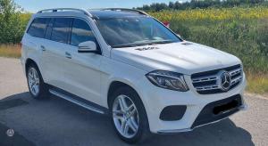White Mercedes-Benz GLS 550 2017 in Siauliai, with an engine capacity of 4.66 L and mileage of 227 thousand km for 21000 €, photo  on AUTOMOTO.COM.LV