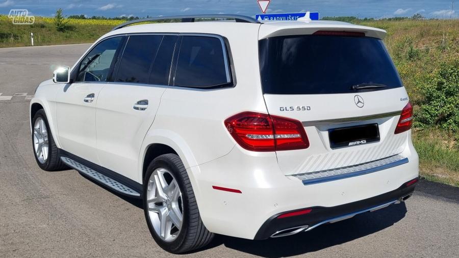 Balts Mercedes-Benz GLS 550 2017 Šauļi, ar dzinēja tilpumu 4.70 L un nobraukumu 227 tūkst. km par 20000 €, foto 4 vietnē AUTOMOTO.COM.LV
