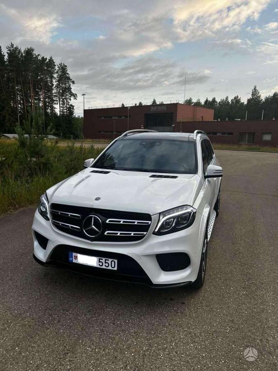 Balts Mercedes-Benz GLS 550 2018 Viļņa, ar dzinēja tilpumu 4.70 L un nobraukumu 93 tūkst. km par 25550 €, foto 3 vietnē AUTOMOTO.COM.LV