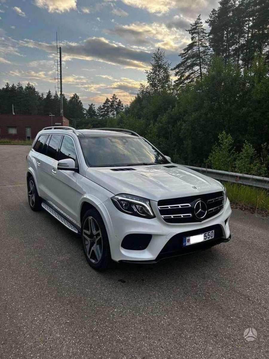 Balts Mercedes-Benz GLS 550 2018 Viļņa, ar dzinēja tilpumu 4.70 L un nobraukumu 93 tūkst. km par 25550 €, foto 4 vietnē AUTOMOTO.COM.LV