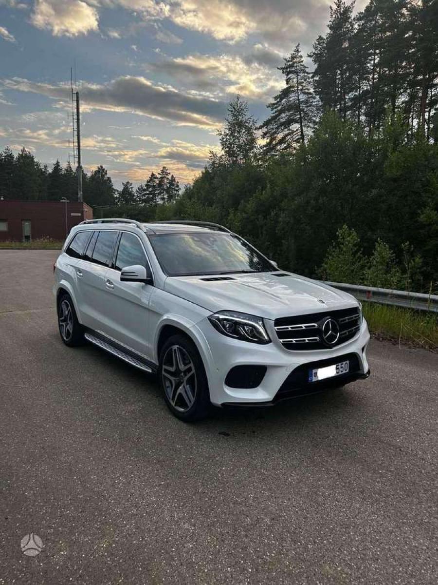 Balts Mercedes-Benz GLS 550 2018 Viļņa, ar dzinēja tilpumu 4.70 L un nobraukumu 93 tūkst. km par 25550 €, foto 5 vietnē AUTOMOTO.COM.LV
