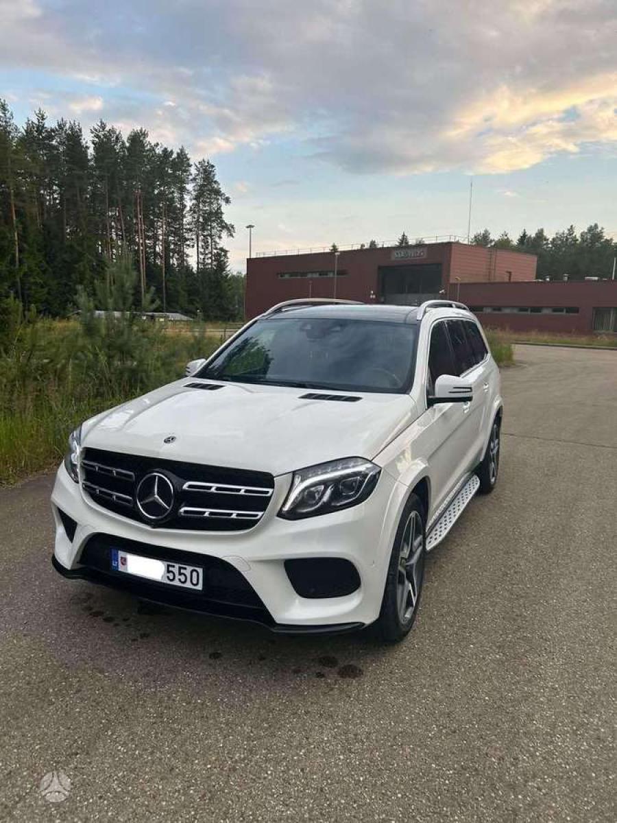 Balts Mercedes-Benz GLS 550 2018 Viļņa, ar dzinēja tilpumu 4.70 L un nobraukumu 93 tūkst. km par 25550 €, foto 8 vietnē AUTOMOTO.COM.LV