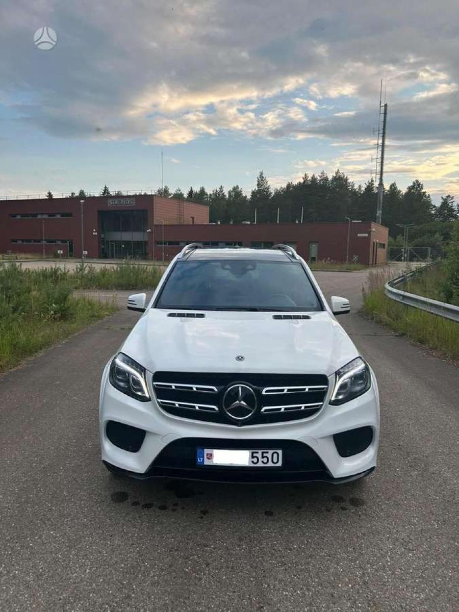Balts Mercedes-Benz GLS 550 2018 Viļņa, ar dzinēja tilpumu 4.70 L un nobraukumu 93 tūkst. km par 25550 €, foto 12 vietnē AUTOMOTO.COM.LV