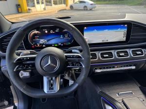 Black Mercedes-Benz gls-580 2021 in Jonava, with an engine capacity of 3.98 L and mileage of 146 thousand km for 69999 €, photo 19 on AUTOMOTO.COM.LV