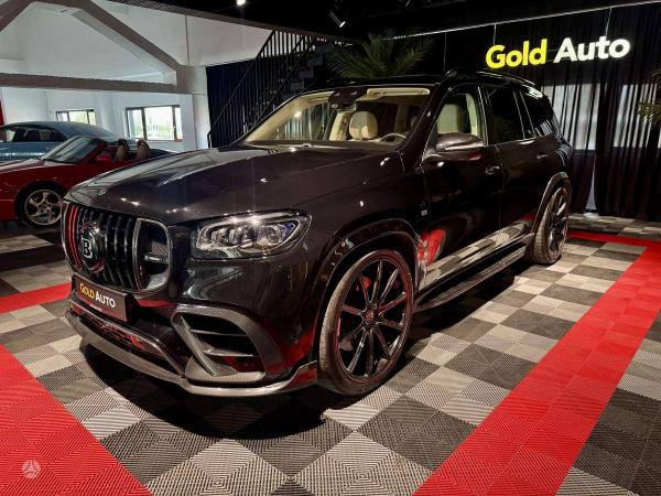 Черный Мерседес gls-580 2021 в Вильнюс, объемом двигателя 3.98 л и пробегом 90 тыс. км за 80000 €, фото 1 на AUTOMOTO.COM.LV